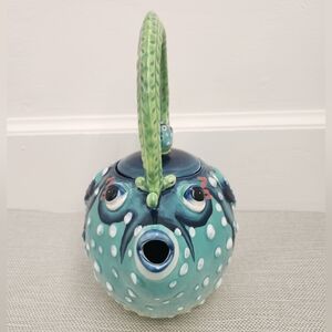 Blue Sky | Kitchen | Blue Sky Jeanette J Mccall Puffer Fish Teapot Set ...